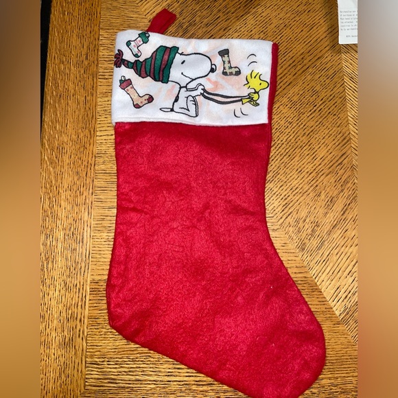 Peanuts | Holiday | Peanuts Snoopy And Woodstock Red Holiday Felt ...
